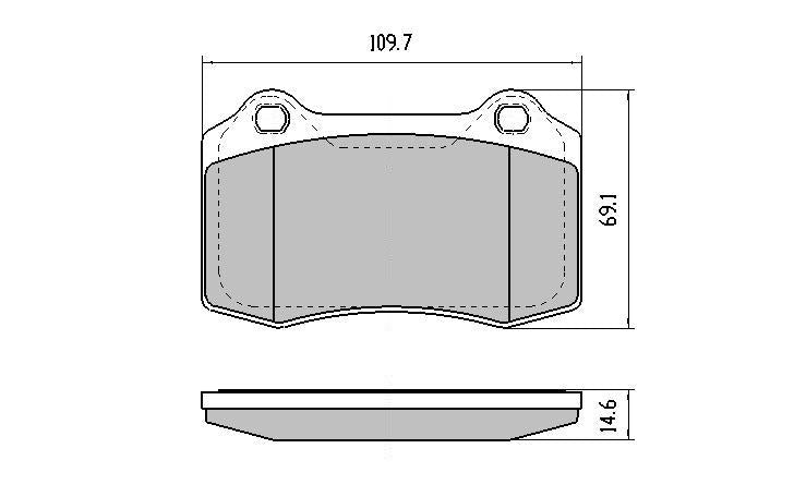 Ford Falcon FG X Rear Brake Pads DB1936 RDA GP Max RDB2157 – Richmond ...